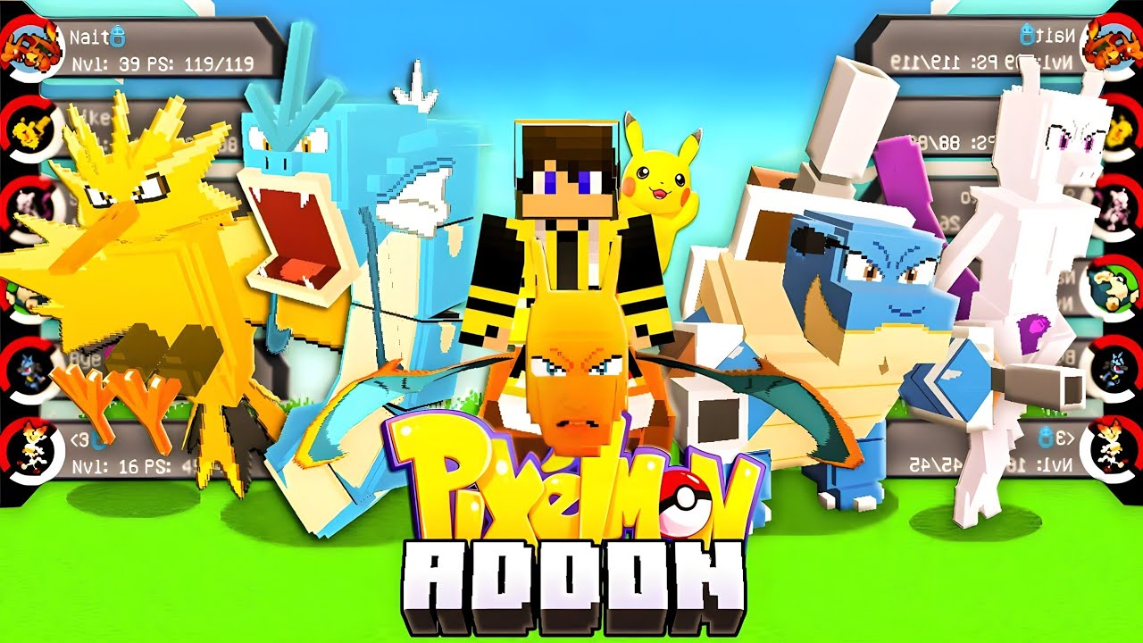 MOST EPIC POKEMON MOD FOR MINECRAFT PE ! - YouTube