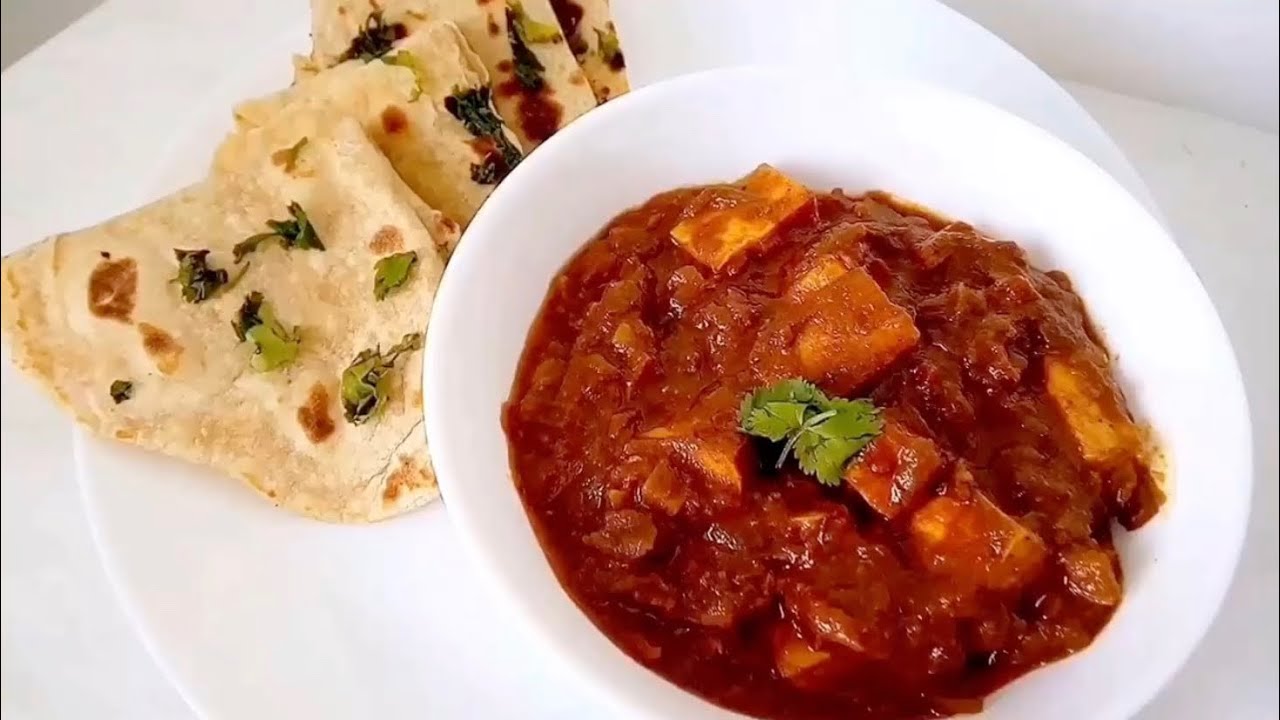Paneer in red thick gravy- a super easy dish for a lunch/dinner party ...