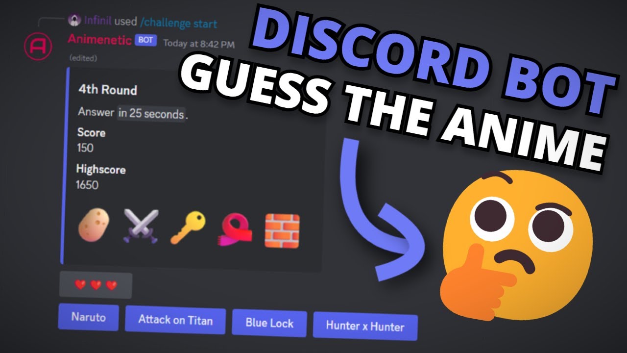 I Made a Fun Anime Game on Discord - YouTube