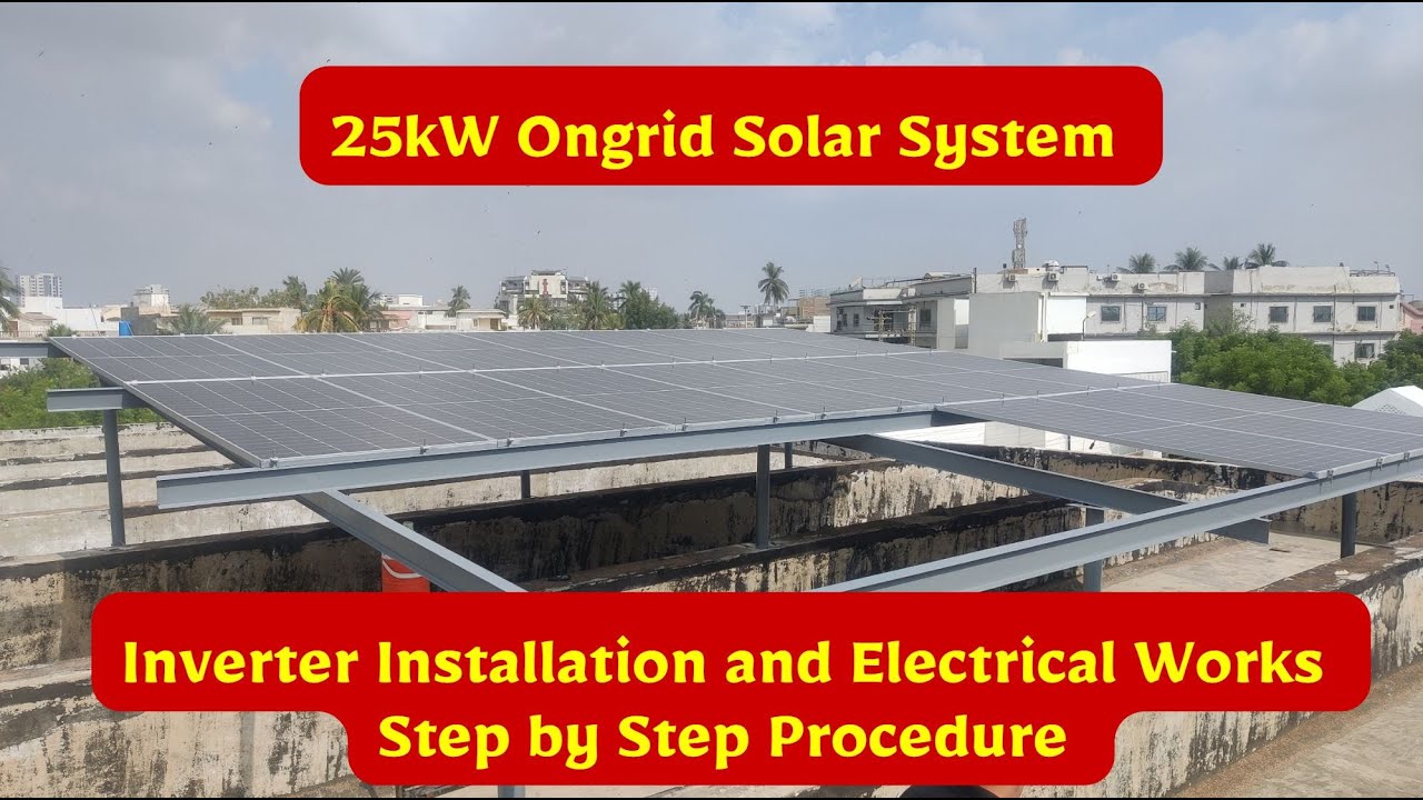 Best Solar System for Mosques - 25kW Ongrid Solar System - Step by Step ...