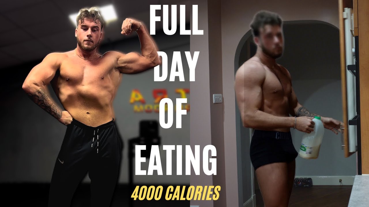 4000 Calorie Full Day Of Eating To Build Muscle - YouTube