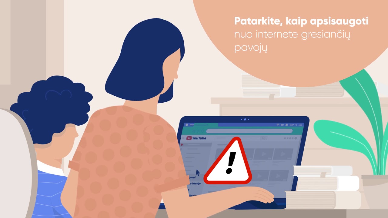 Kaip kalbėti su vaikais apie saugumą internete - YouTube