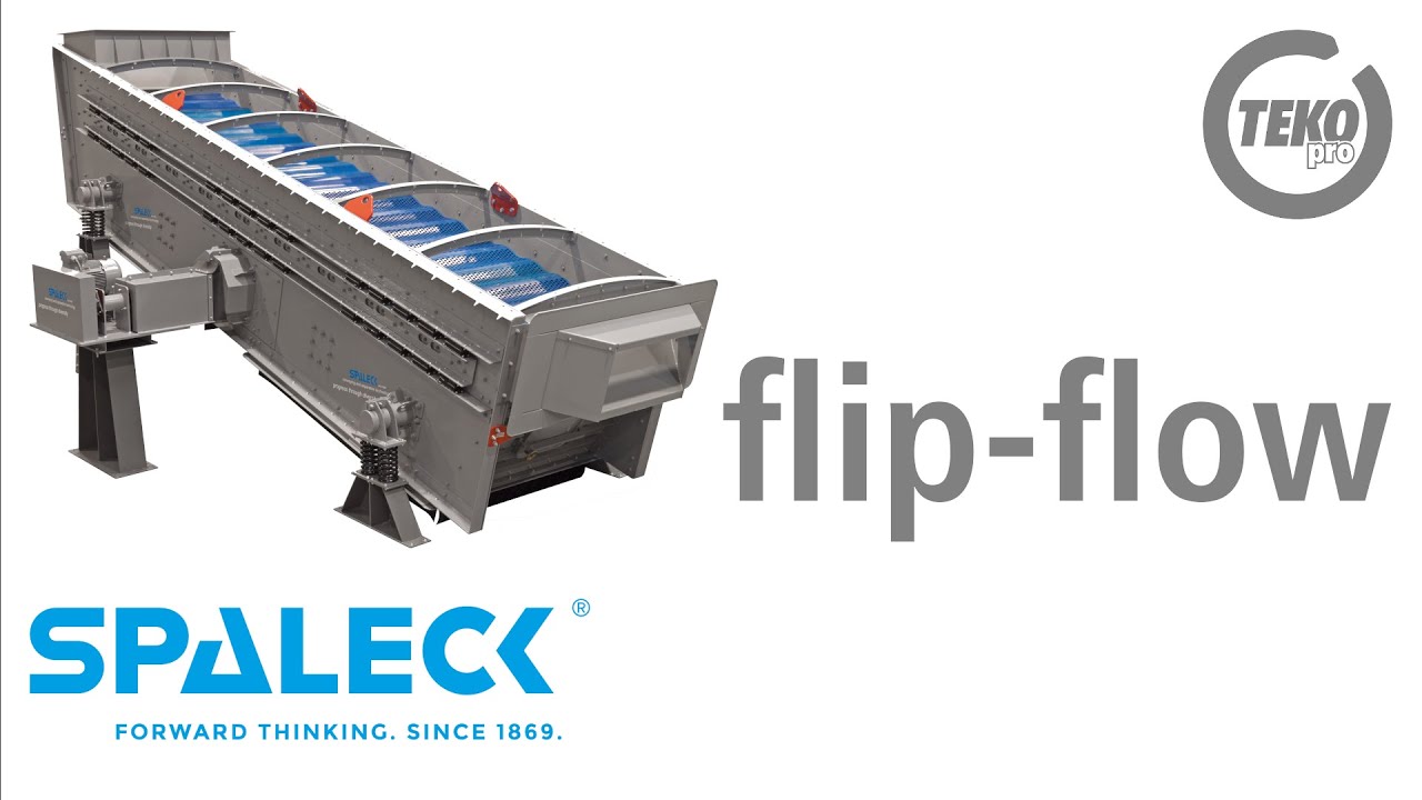 SPALECK®, sito wibracyjne flip flow, prezentacja produktu - YouTube