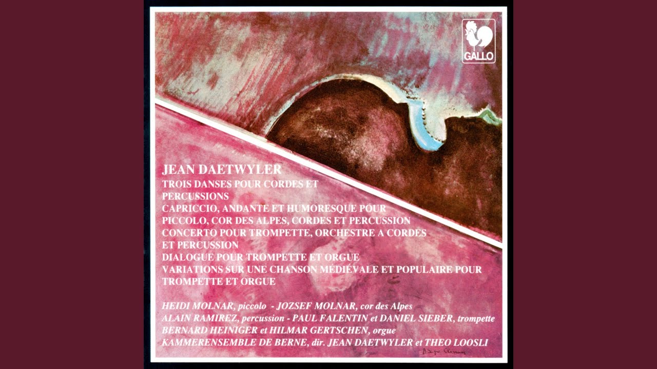 Andante pour piccolo, cor des Alpes, cordes et percussion - YouTube