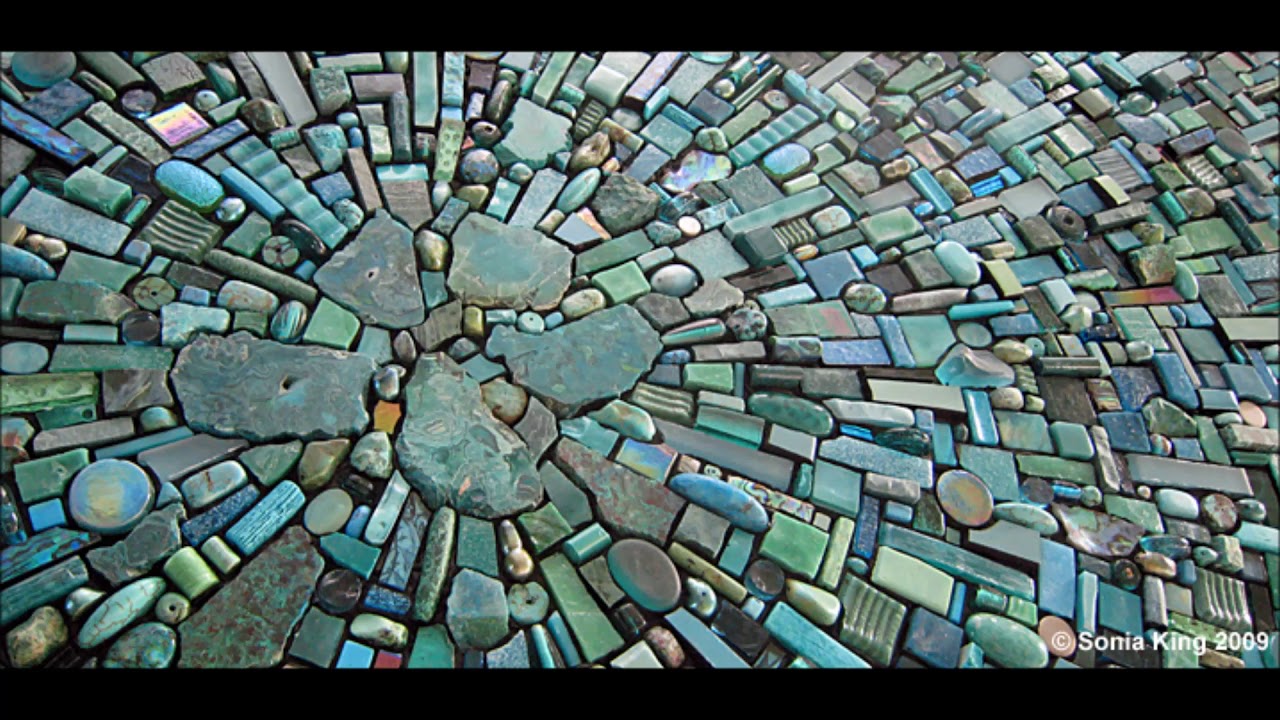 amazing mosaic art made by sonia king - YouTube
