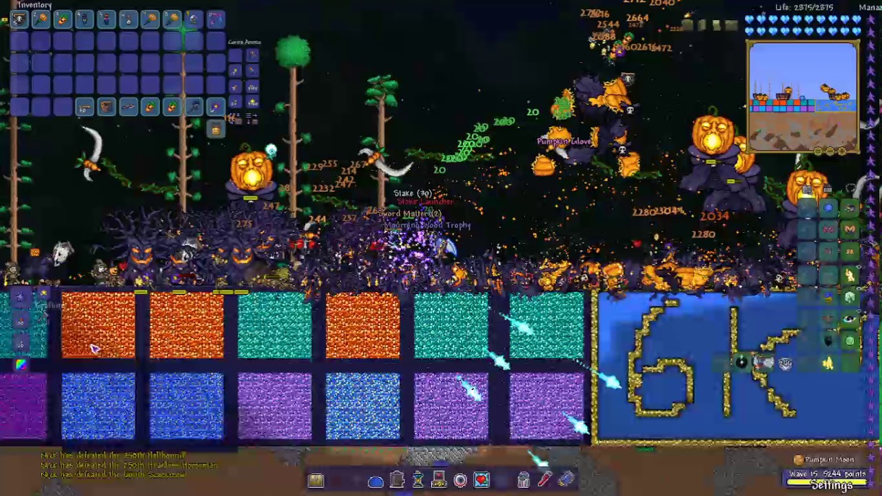 Terraria galactic globe and soul of the masochist vs over loaded ...