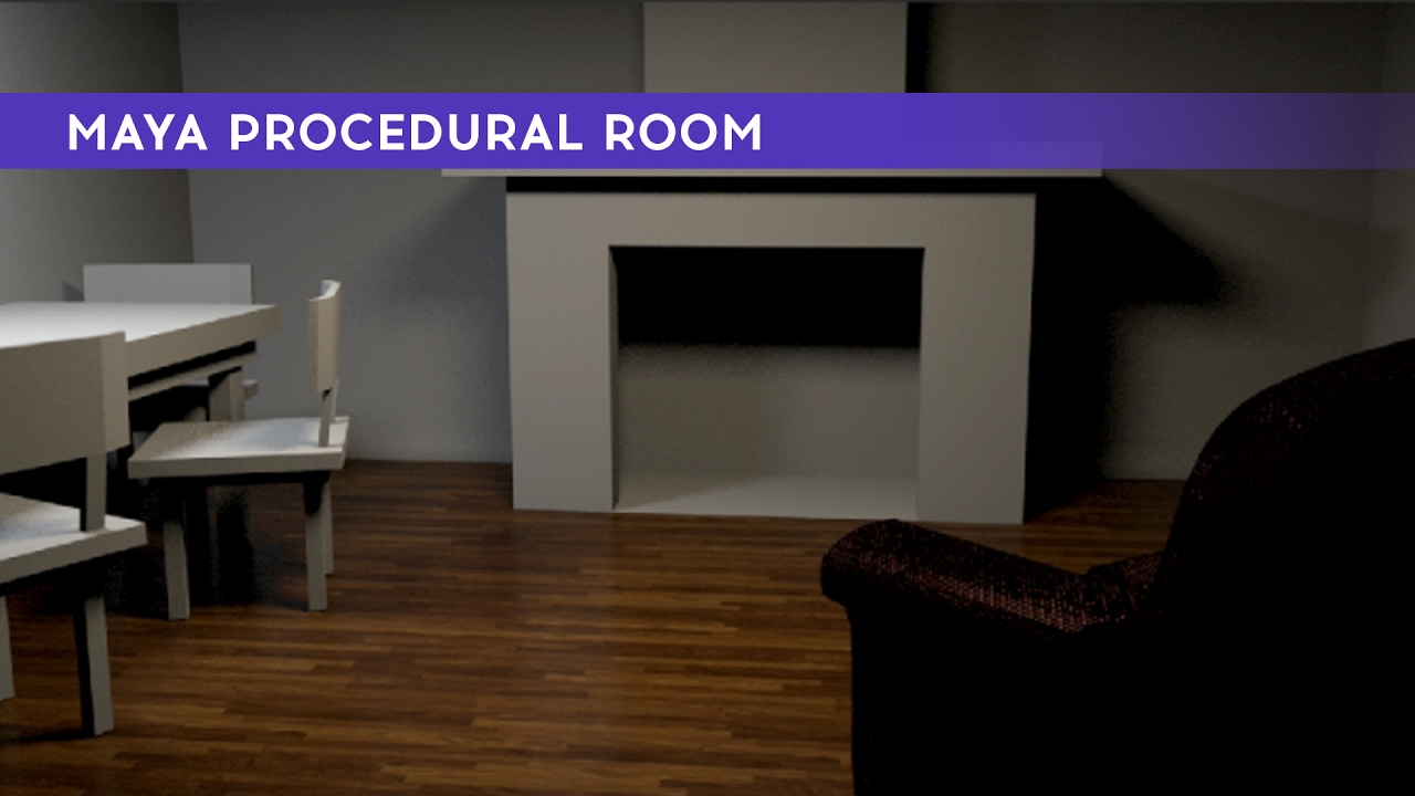 Maya Procedural Room - YouTube