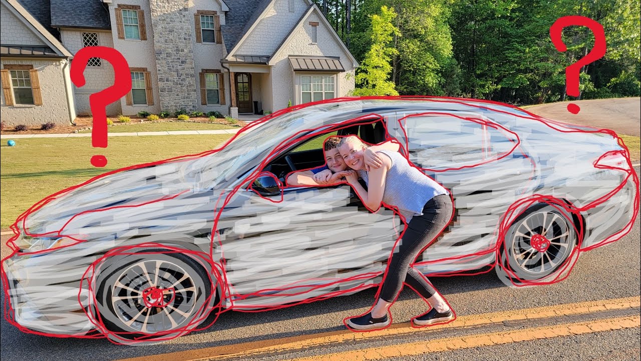 We surprised him with his first car!! What will he get? Let's GO ...
