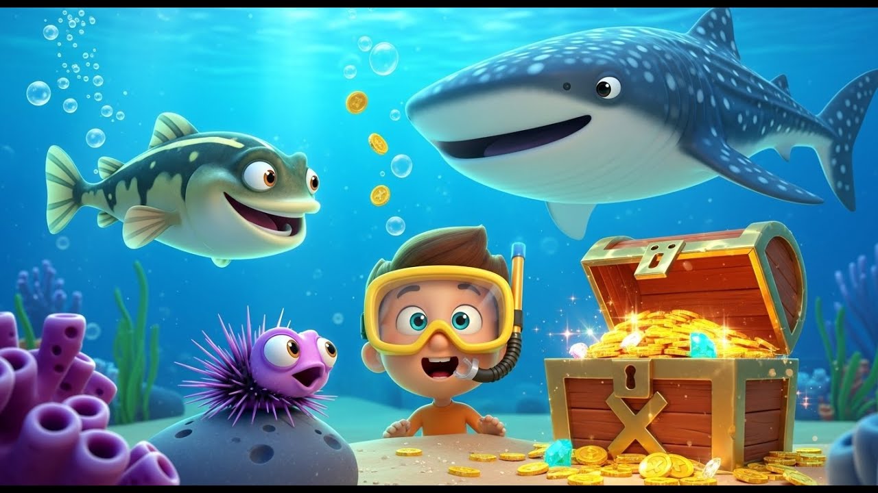 Deep Sea Alphabet Dive Song for Kids | ABC Ocean Song, Popular Nursery ...
