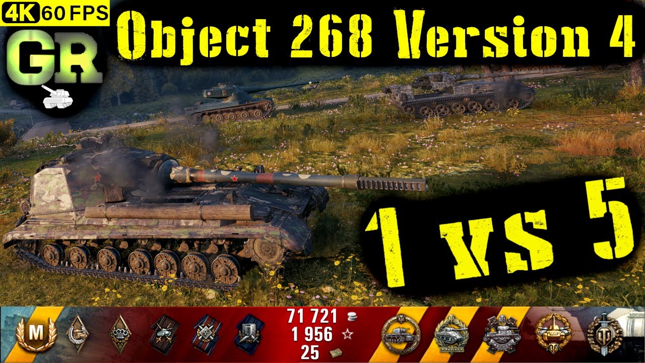 World of Tanks Object 268 Version 4 Replay - 8 Kills 6.5K DMG(Patch 1.4 ...