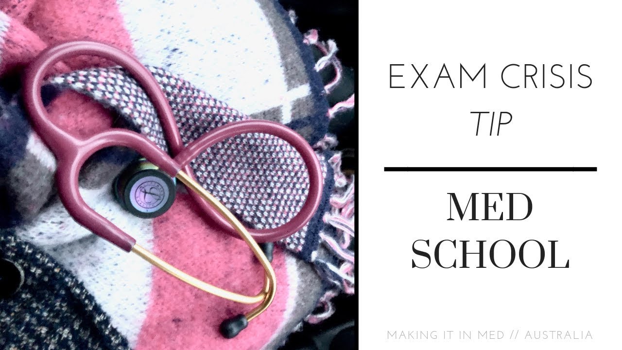EXAM CRISIS - TIP | MED SCHOOL VLOG - YouTube
