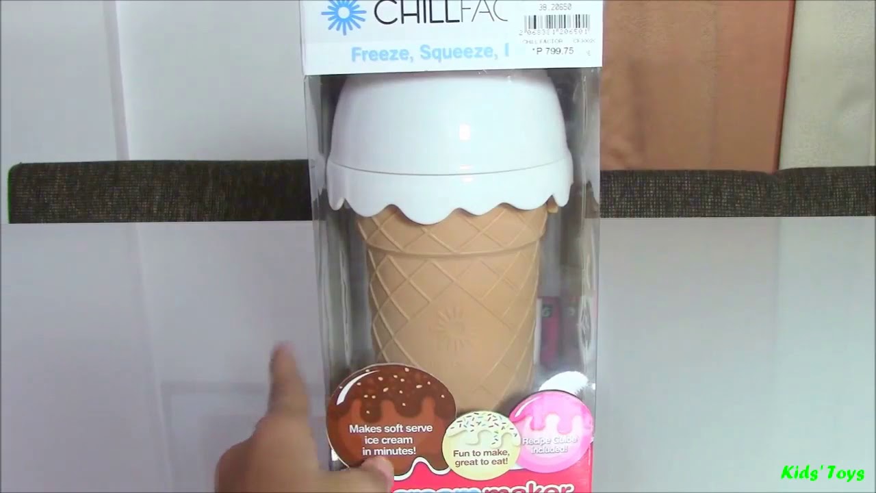 Chill Factor Ice Cream Maker - YouTube