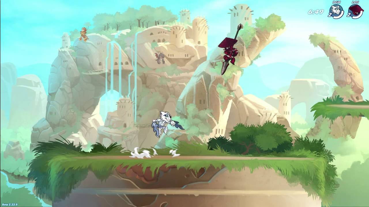 Brawlhalla-Just a plat 4 game - YouTube