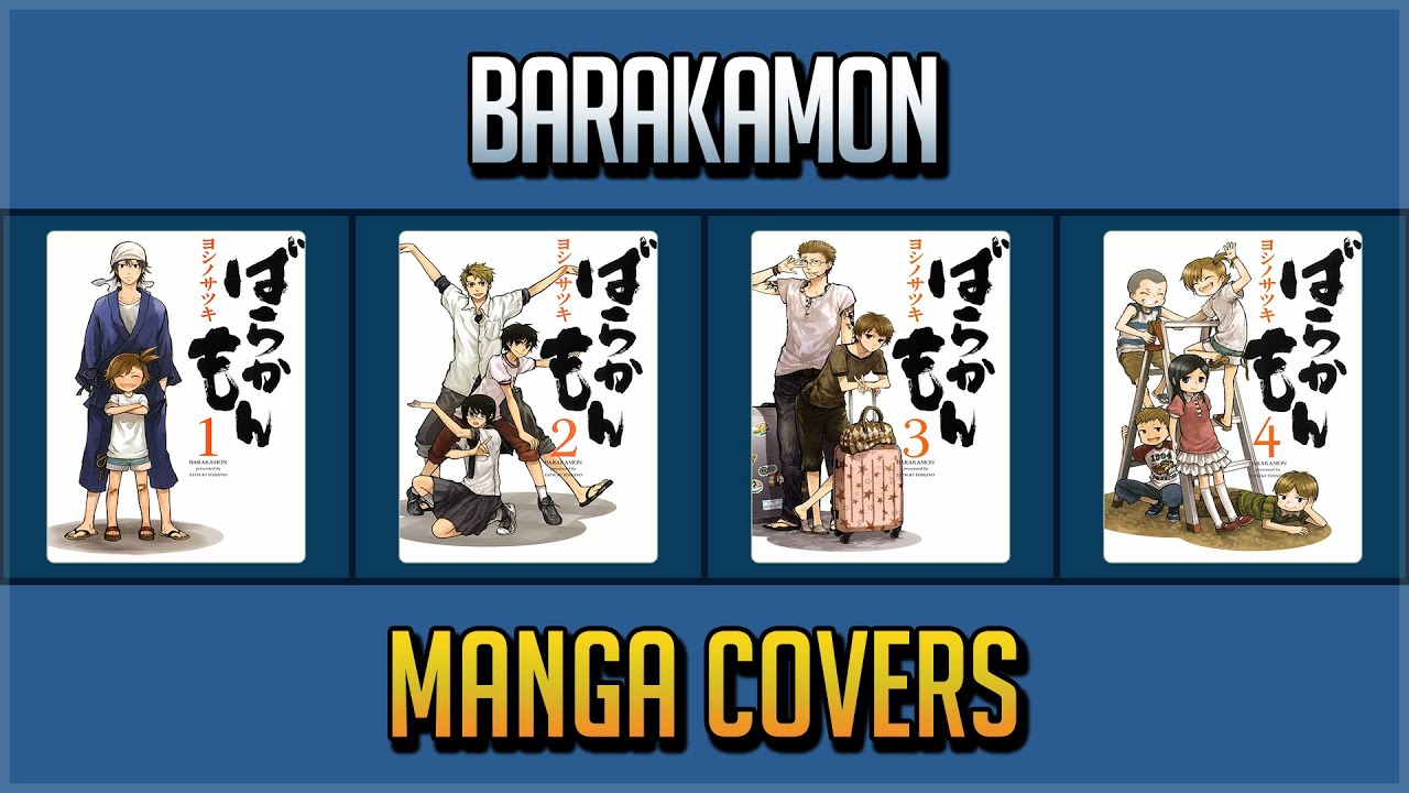 BARAKAMON MANGA COVERS VOL.1~18 END - YouTube