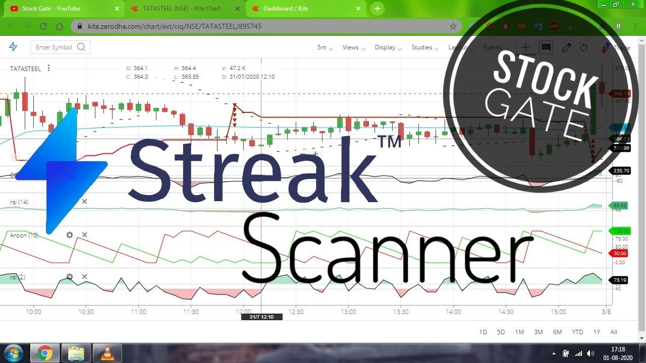 zerodha streak scanner | Algo Trading | in Tamil - YouTube