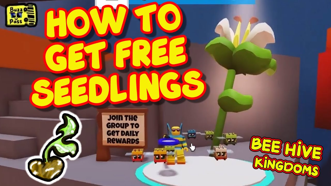HOW TO GET FREE SEEDLINGS IN BEE HIVE KINGDOMS [EASY] - YouTube