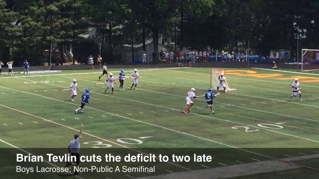 Brian Tevlin scores a big goal late - YouTube