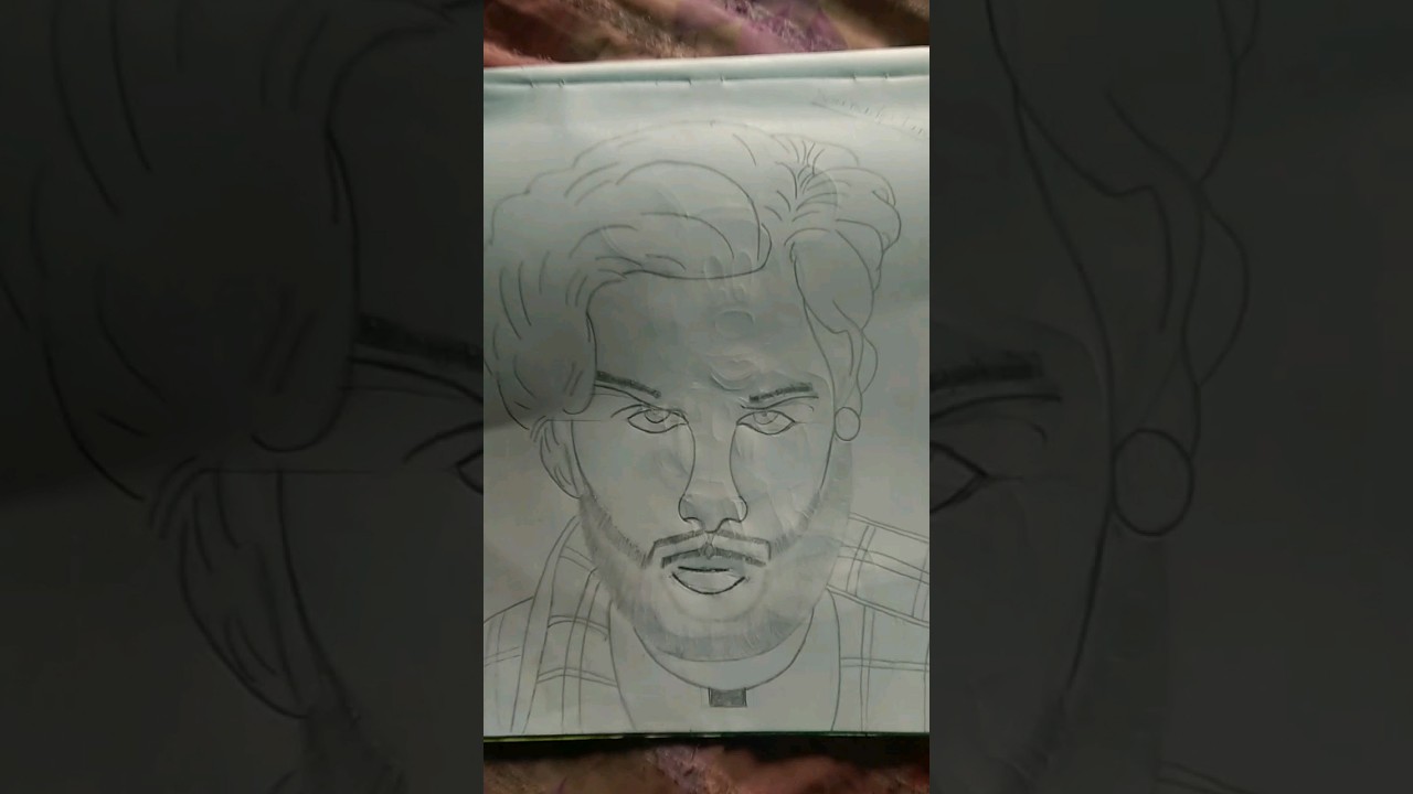 How to draw pushpa ,pushpa draw easy 💪#shorts #shortsfeed Realtime ...