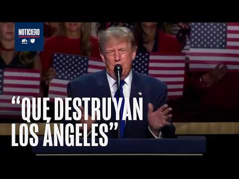 Trump y sus polémicas declaraciones sobre Los Ángeles y San Diego: La Casa Blanca aclara