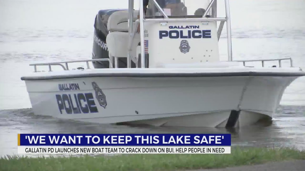 Gallatin Police Department launches new boat team - YouTube