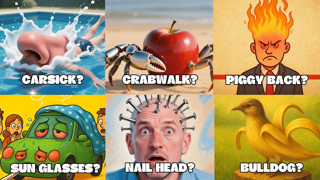 Literal vs Real Meaning of English Compound Words Compilation - YouTube