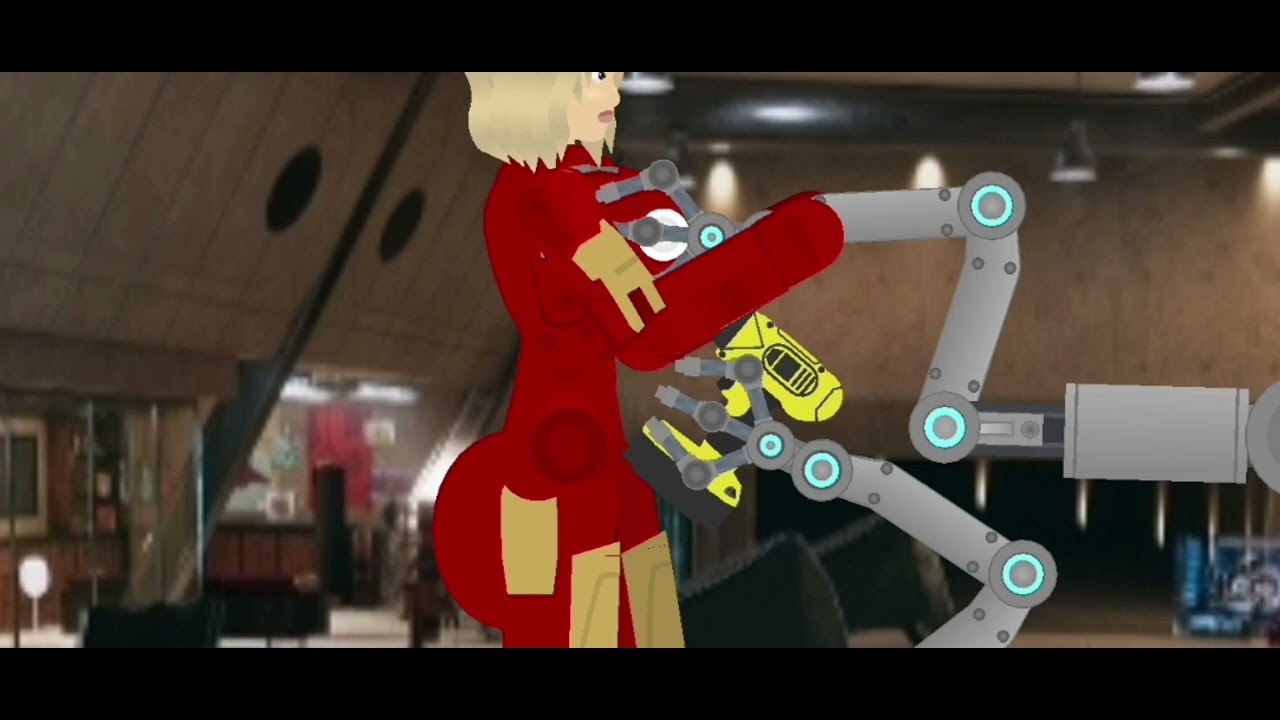 Iron Girl Mark III Suit up [Stick nodes] - YouTube