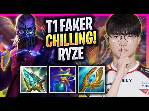 FAKER CHILLING WITH RYZE! - T1 Faker Plays Ryze MID vs Lux! | Season 2026
