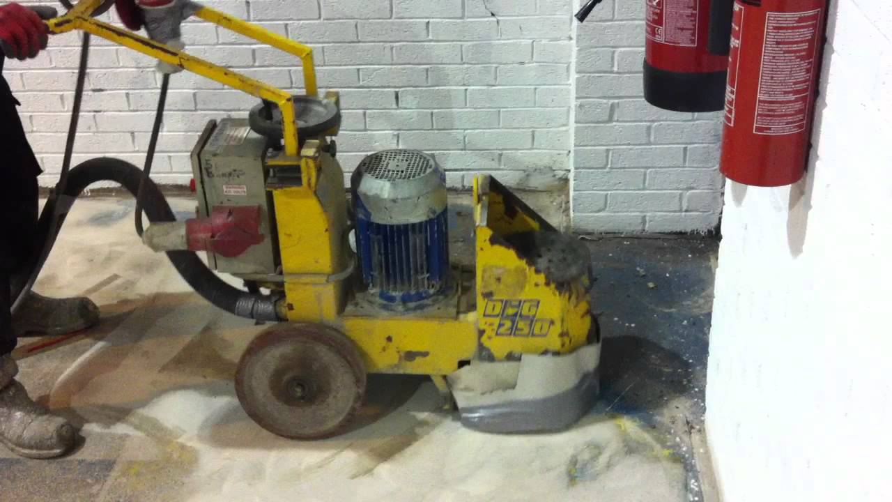 Diamond Grinding Floor Preparation - YouTube