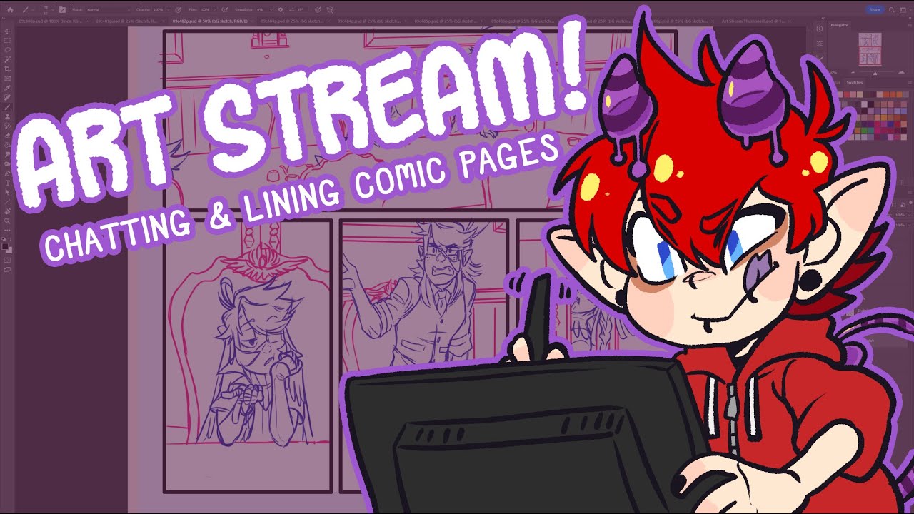 Art Stream [ Lining Comics ] - YouTube