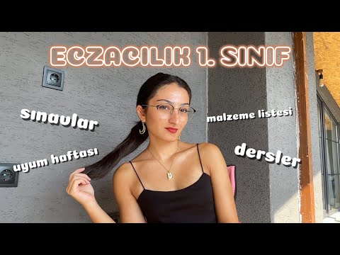 ECZACILIK 1. SINIF | dersler, laboratuvar, sınavlar, malzeme listesi… #eczacılık