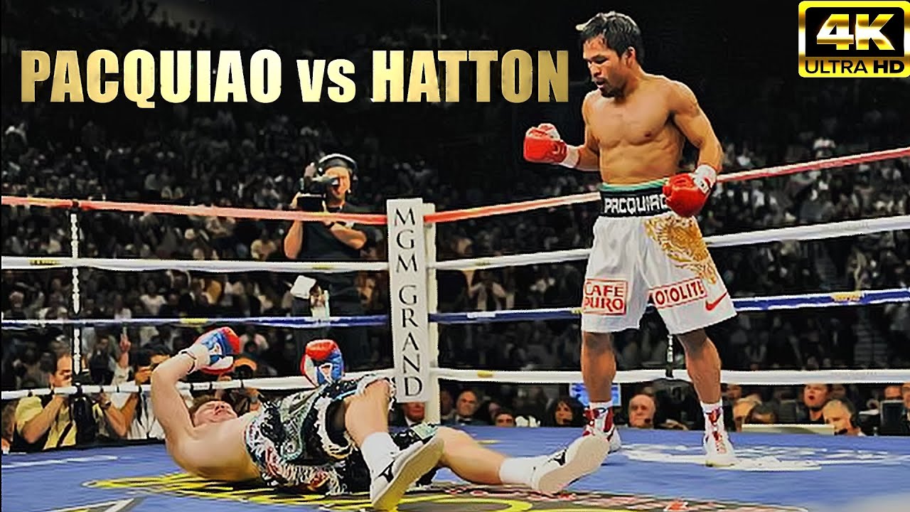 Manny Pacquiao vs Ricky Hatton | KNOCKOUT Highlights Legendary Boxing Fight | 4K Ultra HD - YouTube