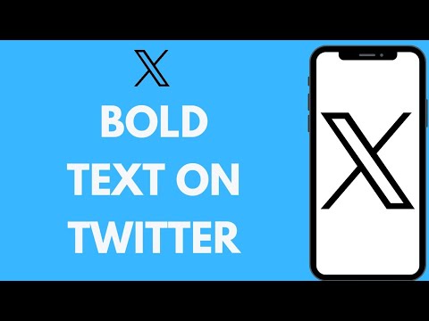 How to Bold Text on Twitter 2024 (Quick & Easy!) | Bold Text on X - YouTube