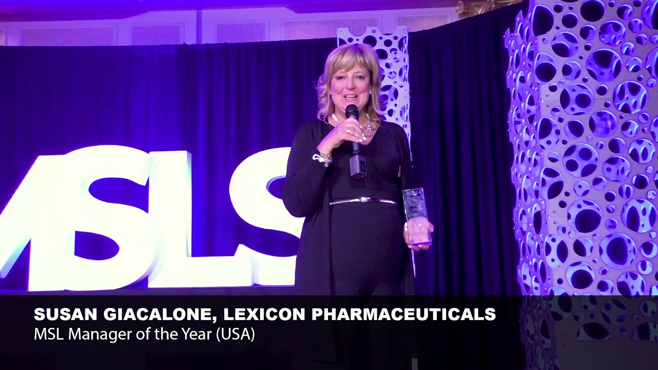 Susan Giacalone, Lexicon Pharmaceuticals - MSL Manager of the Year (USA ...
