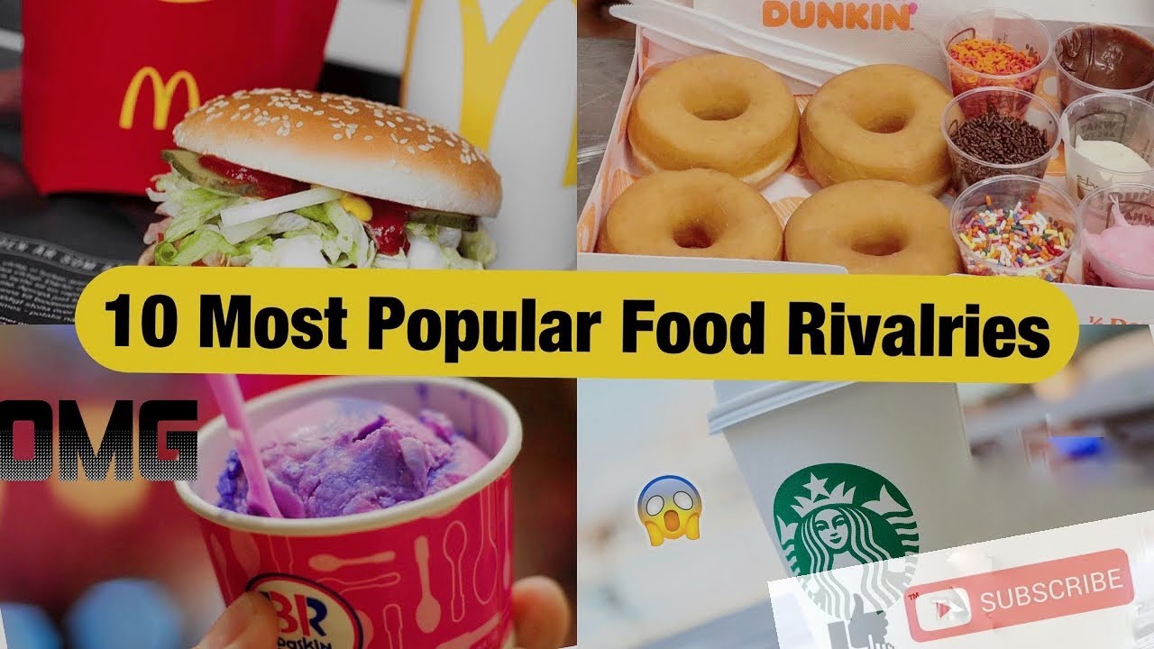 10 Most Popular Food Rivalries|| Business Rivalries || Food Rivals ...