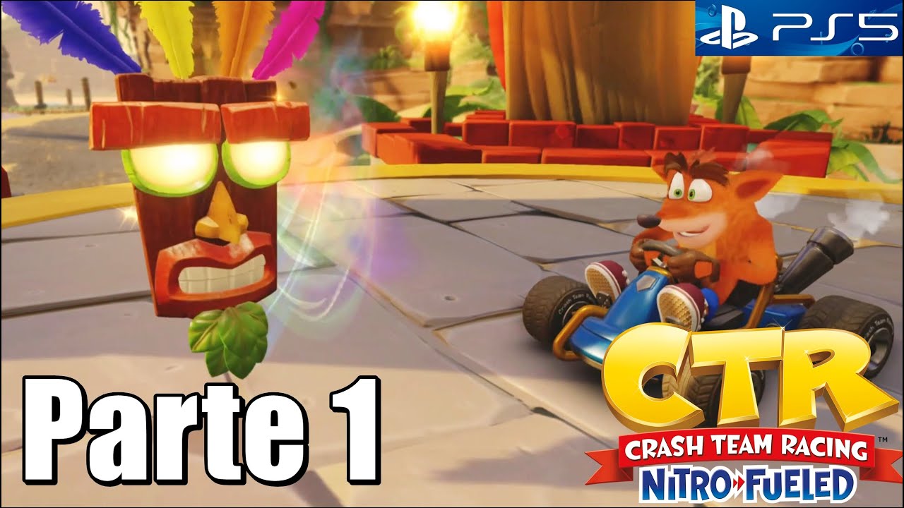 Crash Team Racing Nitro Fueled PS5 CTR | Parte 1 | Historia Completa ...