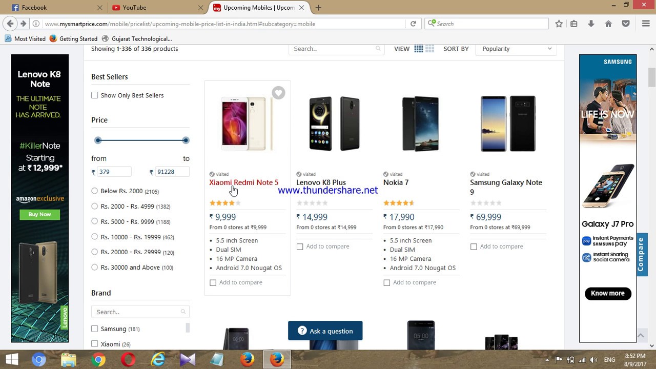 today released new smartphones comparision side by side - YouTube
