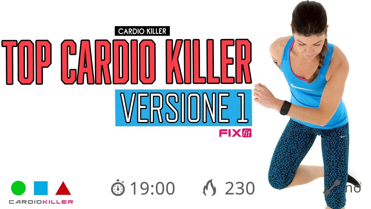 Top Cardio Killer 1 - Allenamento Brucia Grassi Avanzato Con Esercizi Ad Alta Intensità - YouTube