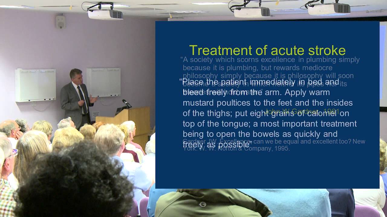 Prevention of stroke and dementia - lecture by Prof. Peter M Rothwell ...