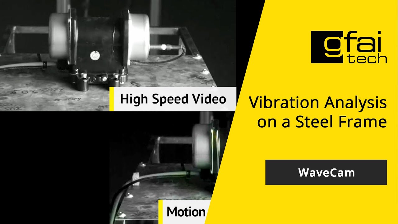 WaveCam — Video Vibration Analysis on a Steel Frame - YouTube