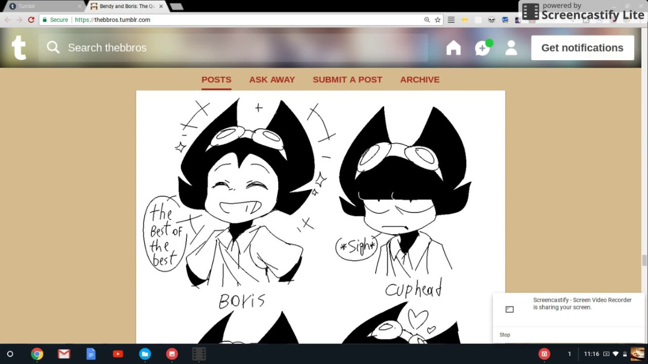 bendy and boris quest for the ink machine (comic Dub) - YouTube