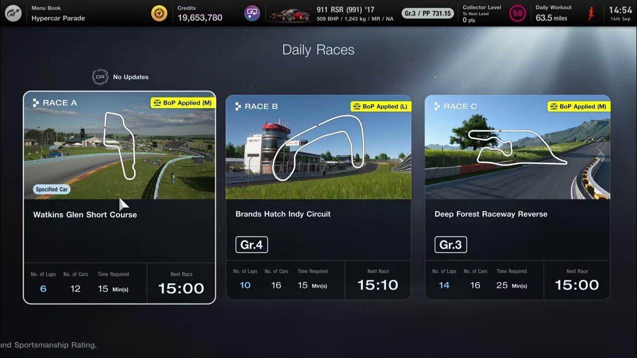 Gran Turismo 7 - New Daily Races A, B and C Live Time Trials #gt7 #livestream - YouTube