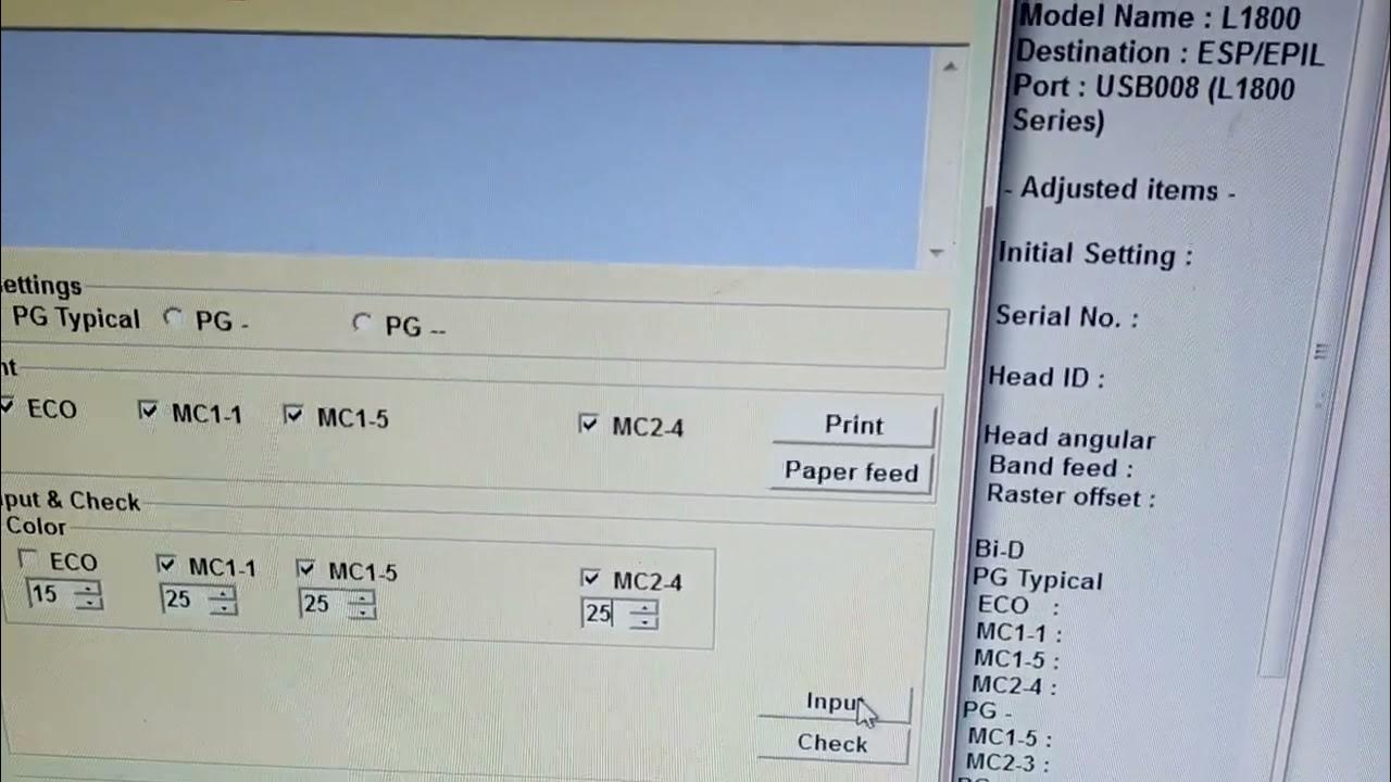 Rapikan Hasil DTF Berbayang ! Head L800 printer L1800 - YouTube