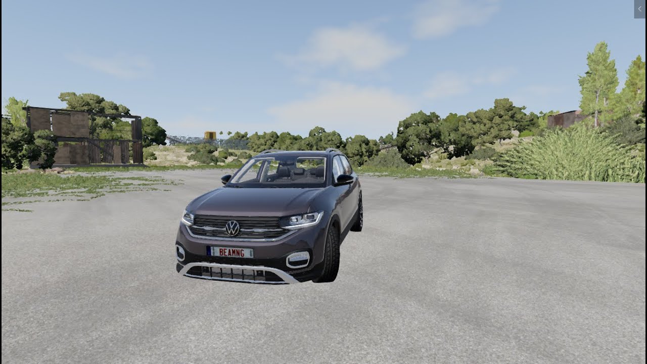 BeamNG drive Volkswagen T-cross - YouTube