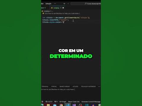 Manipulando CSS com Javascriot 🎯🎓🤑 ! #shorts #javascripttutorial #programming #javascript - YouTube