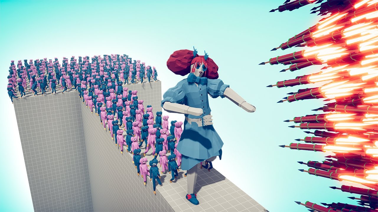 CAN 100x POPPY PLAYTIME + GIANT CROSS THE BRIDGE? - TABS | Totally ...