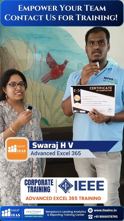 Advanced Excel 365 | IEEE Corporate Training by iTech Analytic ...