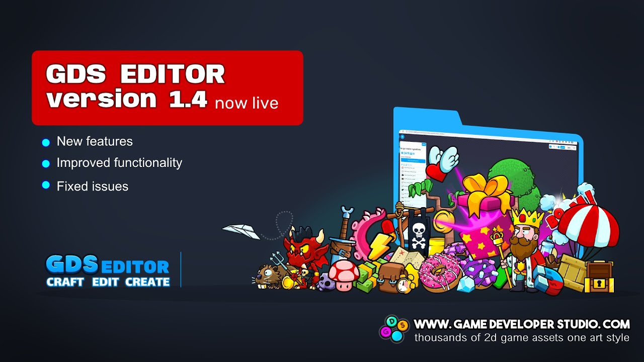 BIG update to GDS Game art Editor - Make your game assets go even ...