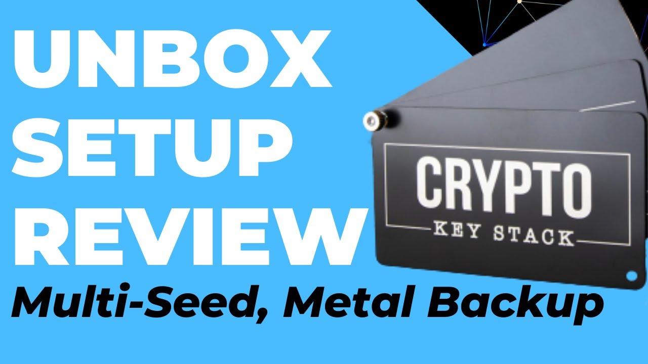 Unboxing, Setup, Review - Crypto Key Stack (Metal crypto wallet seed ...