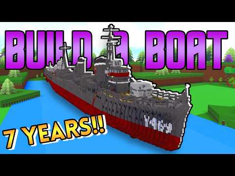 7 YEARS IN BUILD A BOAT - YouTube
