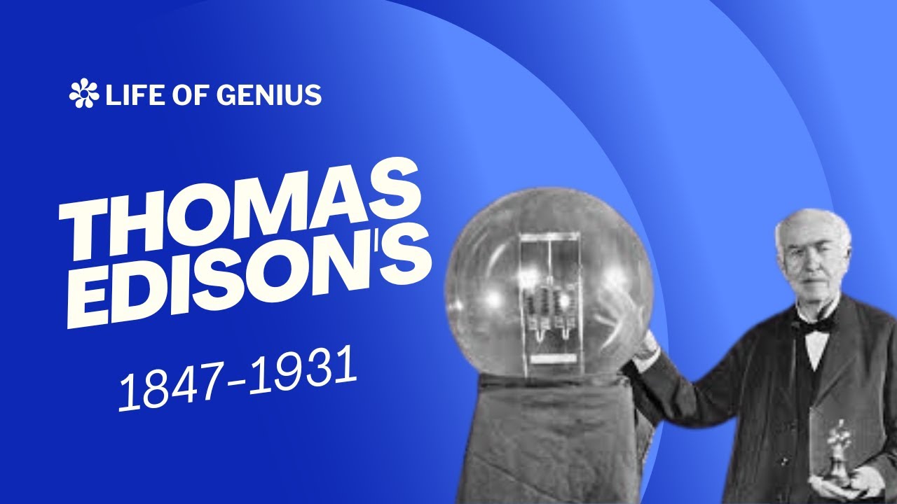Thomas Edison’s Life Story – The Man Who Lit Up the World! (Inspiring ...
